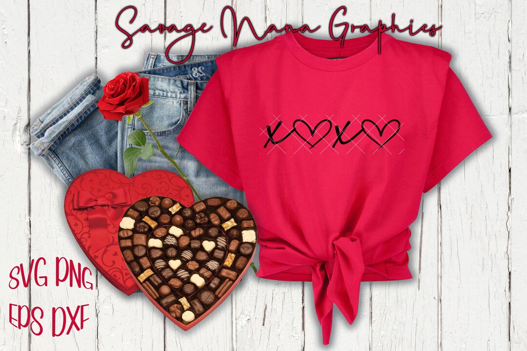 XOXO Cut Files Svg Png Eps Dxf Commercial Use Permitted Please - Etsy