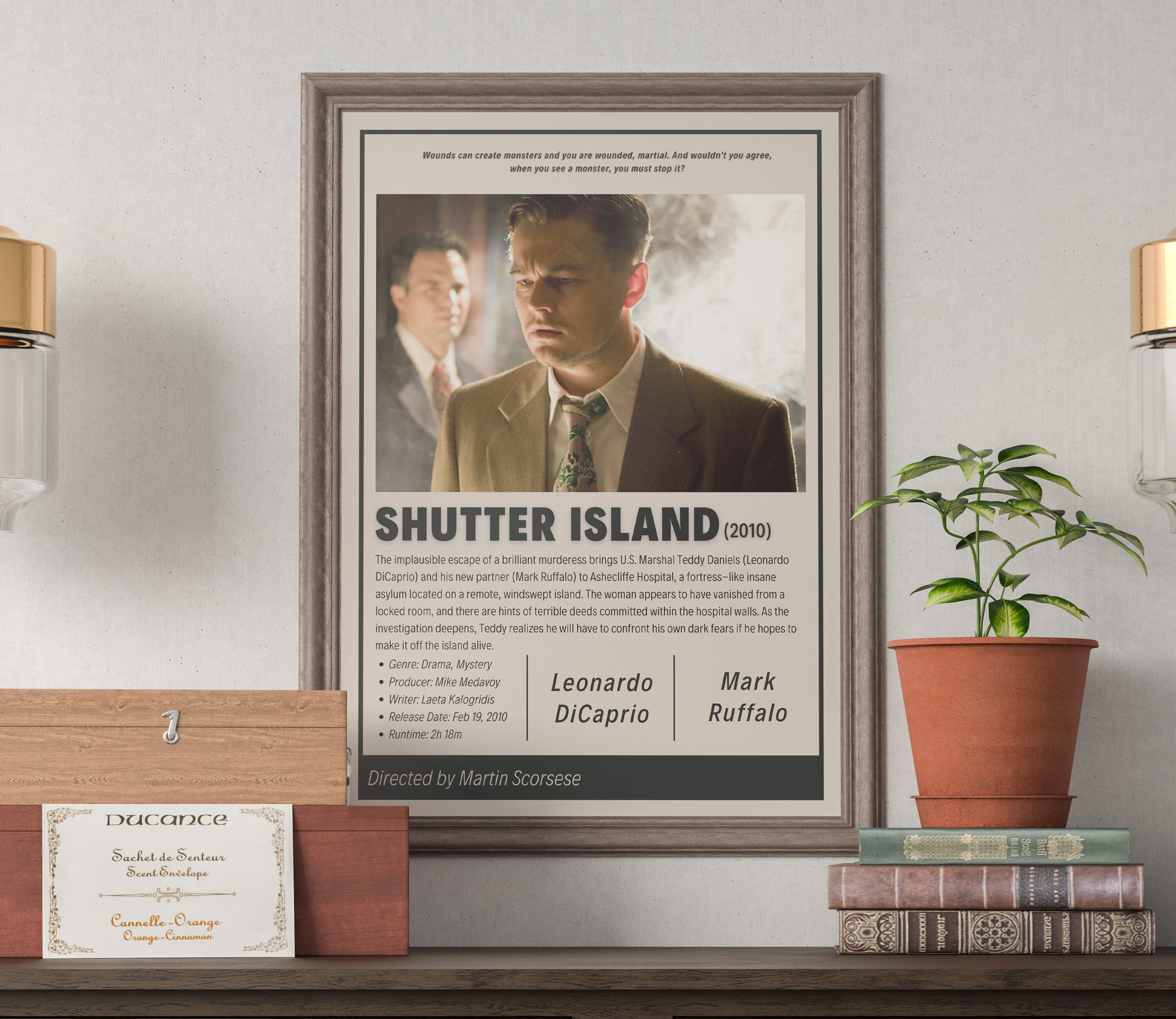 SHUTTER ISLAND Poster Vintage Retro Art Wall Print | Etsy