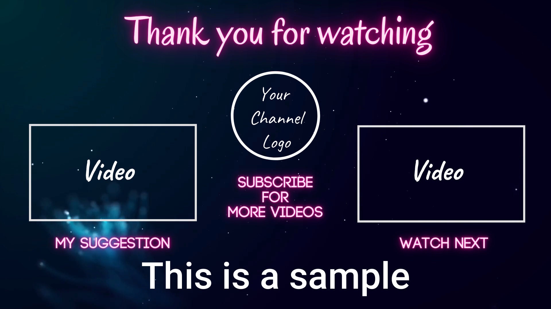 Pantalla final de Youtube, Youtube Outro, Outro animado de Youtube ...