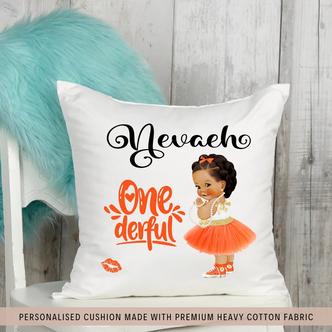 Personalised 1st Birthday Cushion, Baby's Birthday Cushion, First ...