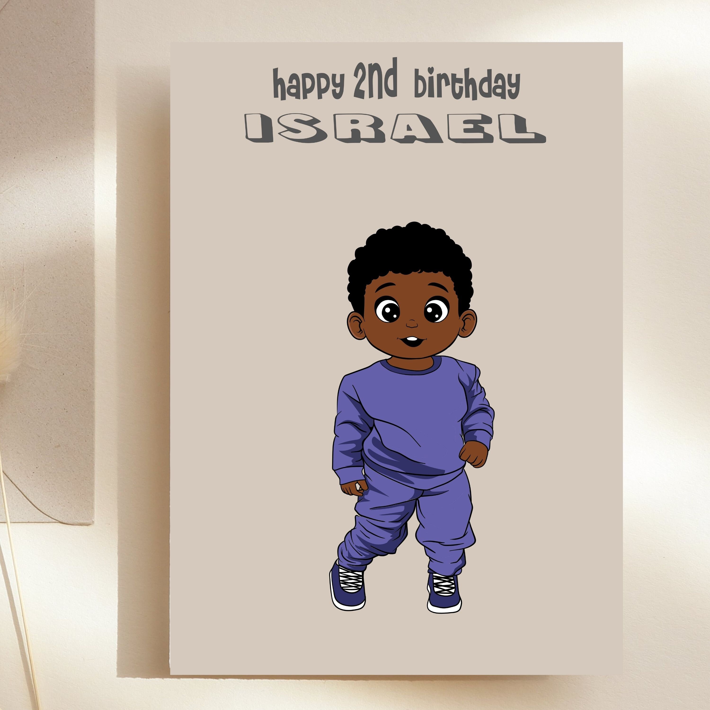 Personalised Twins Birthday Card. Twins Second Birthday, Milestone Card ...
