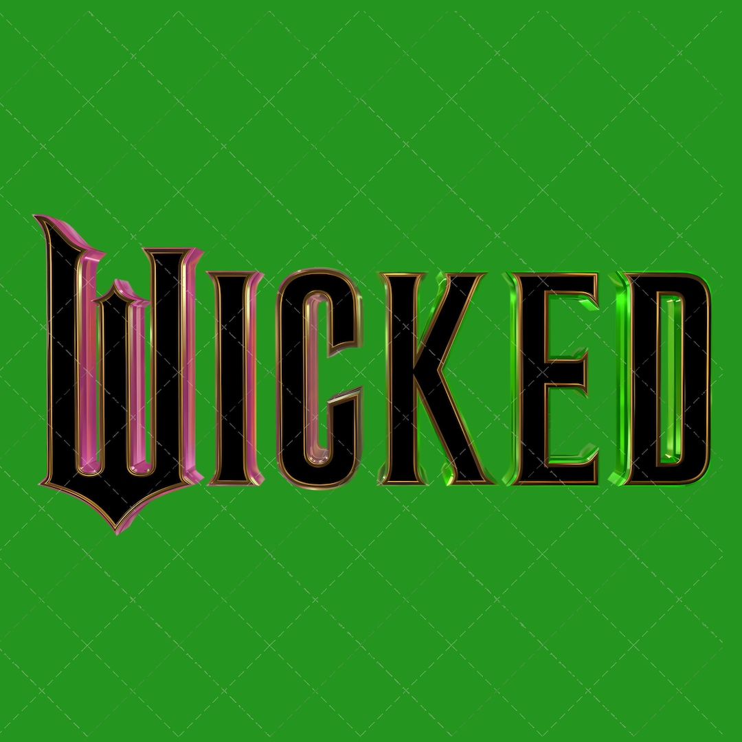 Wicked Movie Logo PNG Tshirt Printing Digital Download Instant Download ...