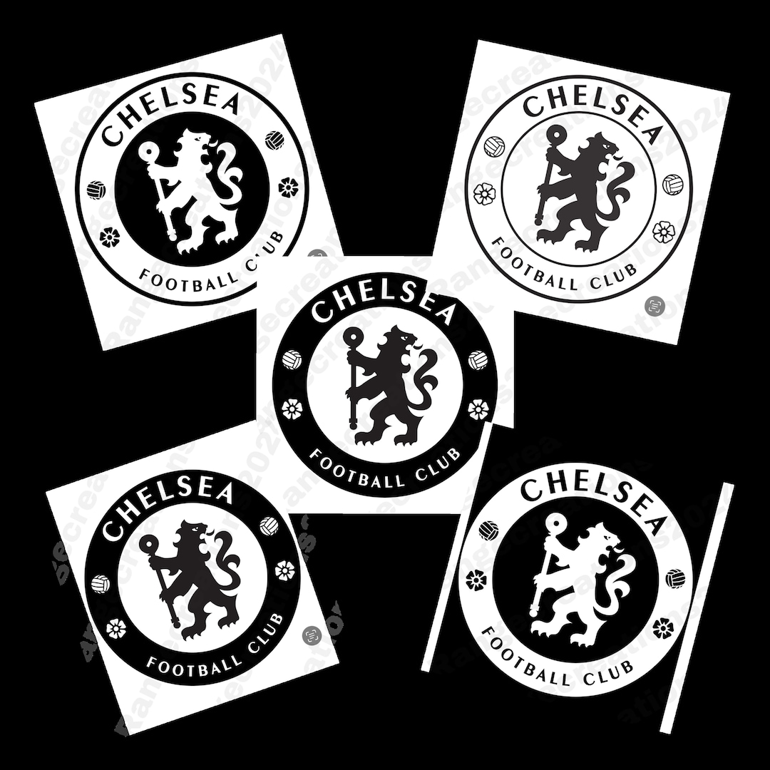 5 X Chelsea Designs Logo PNG for Hoodie Tshirt Printing Hoody Cricut ...