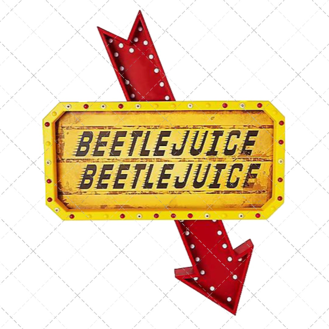 BEETLEJUICE SIGN Logo PNG Digital Download Cricut Silhouette ...