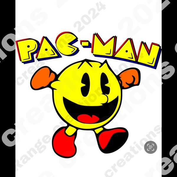 Pacman Svg - Etsy