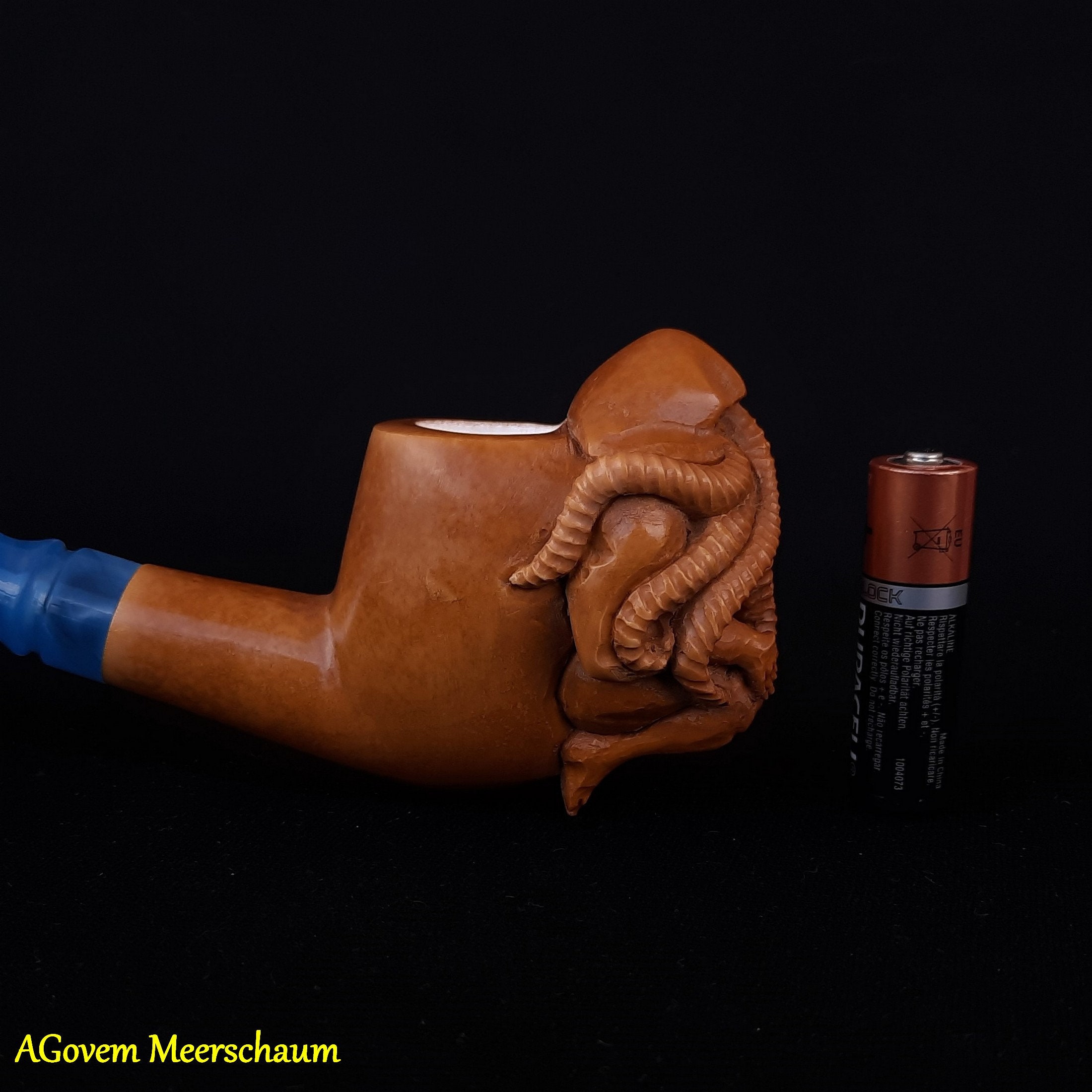 Davy Jones Handcarved Block Meerschaum Pipe Smoking Pipe | Etsy