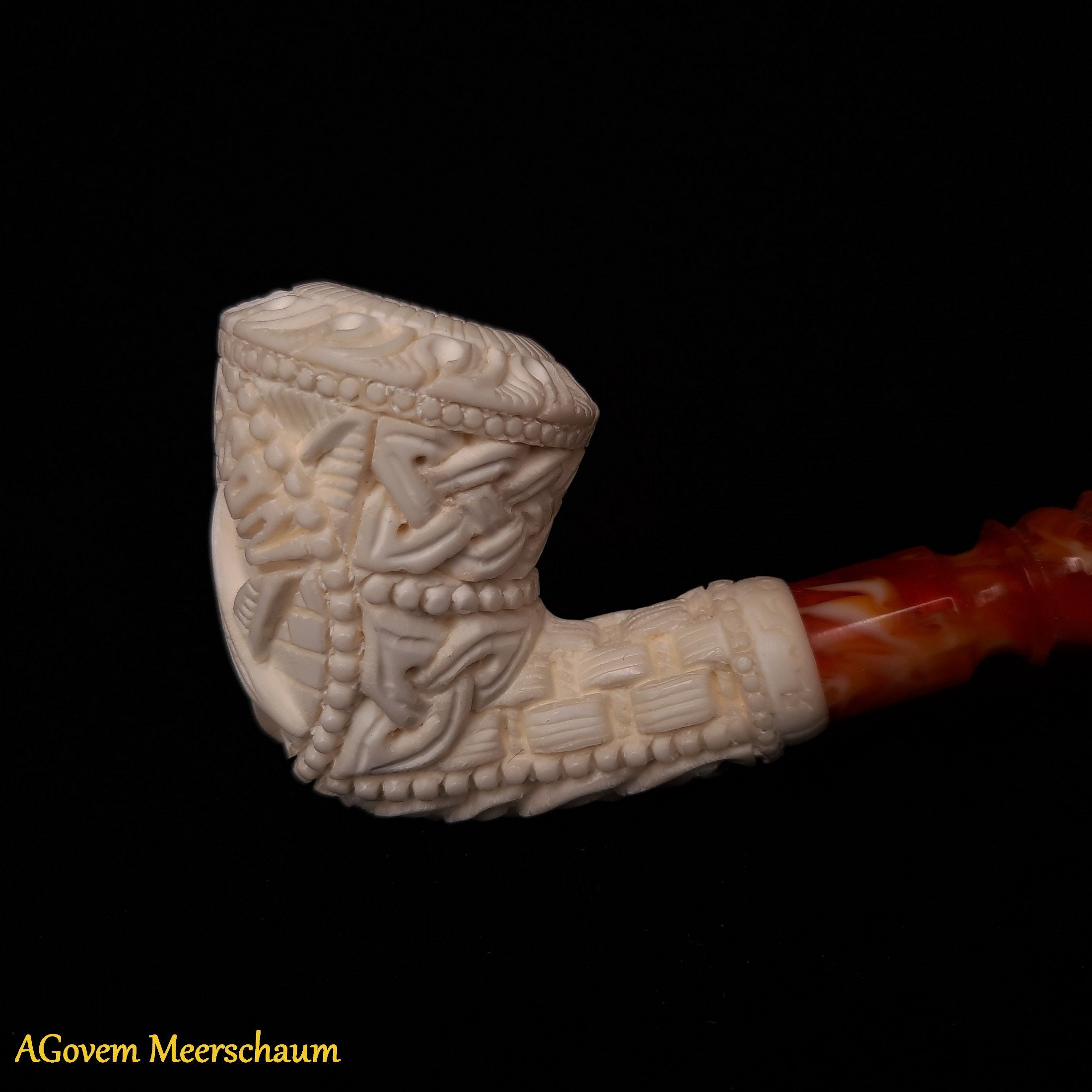 Masonic Meerschaum Pipe Freemasonry Meerschaum Freemason - Etsy