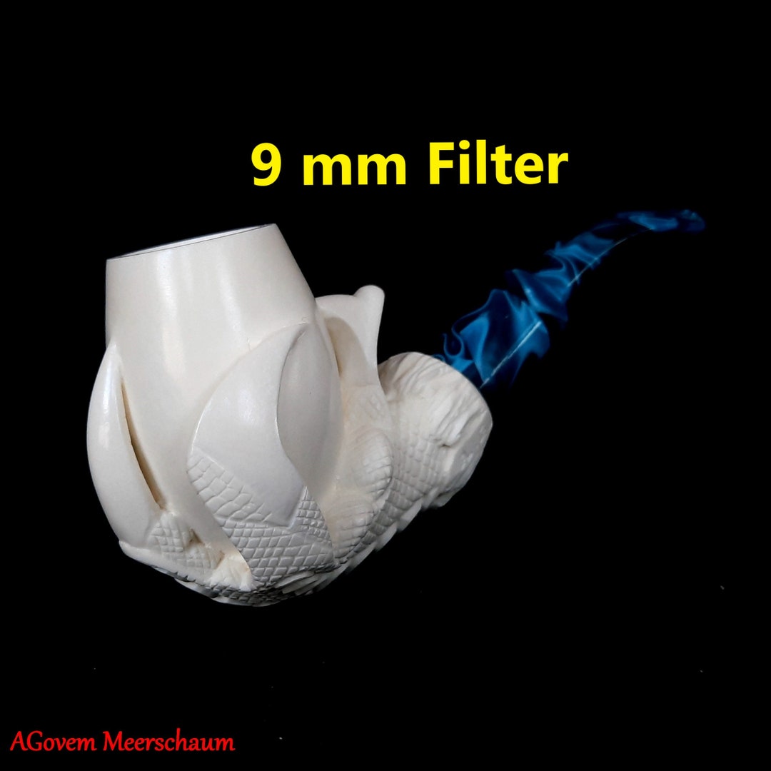 9mm Eagle Claw Meerschaum Pipe, Gift for Him, Dragon Claw Pipe, Hand ...