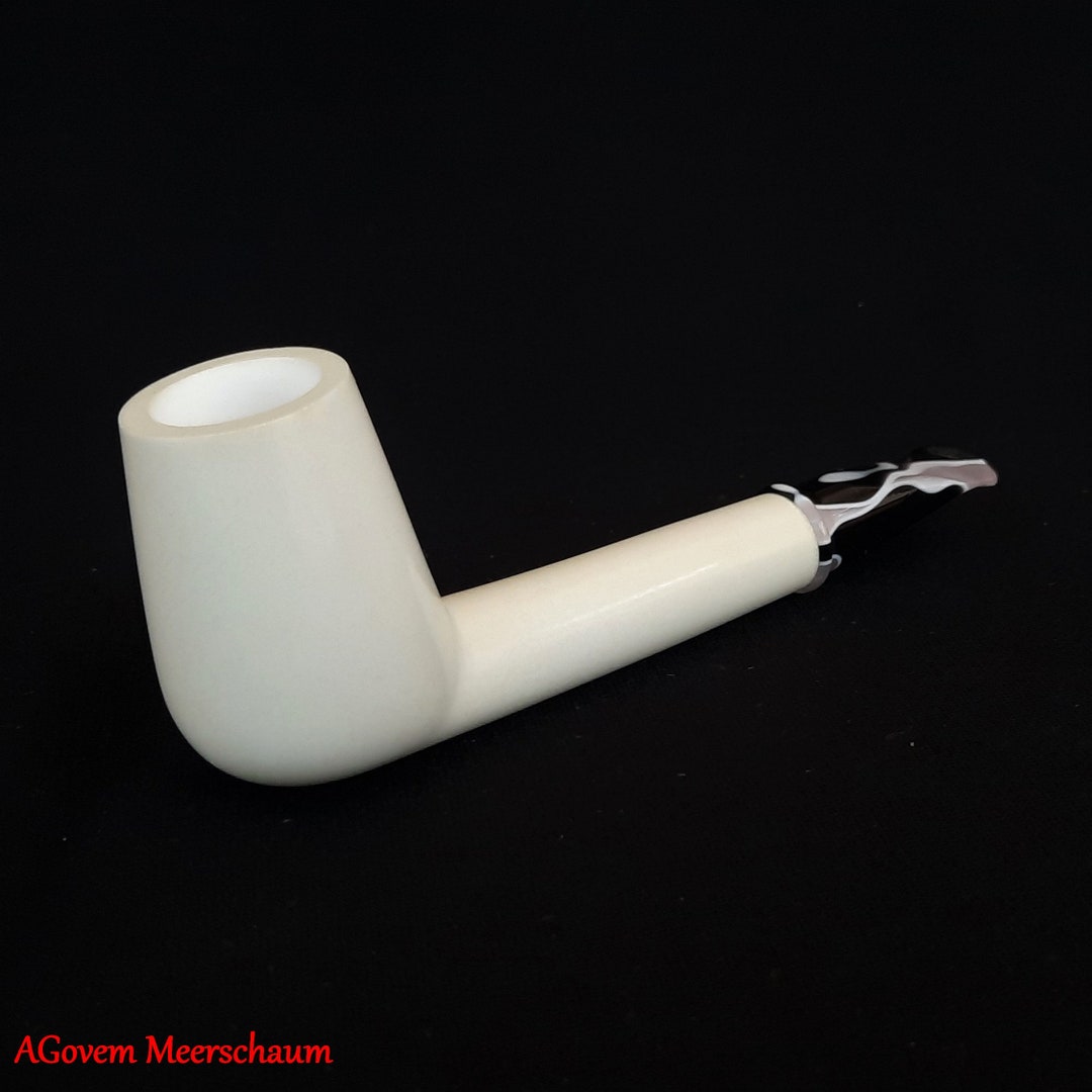 Glatte Kanadische Meerschaum Pfeife, Block Meerschaum, AGovem ...