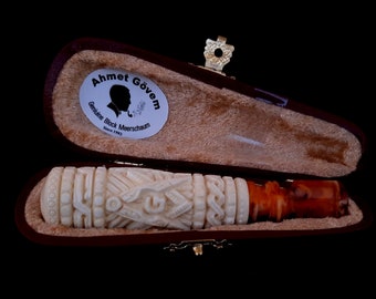 Masonic Meerschaum Pipe, Freemasonry Meerschaum, Freemason Pipe, Manly ...