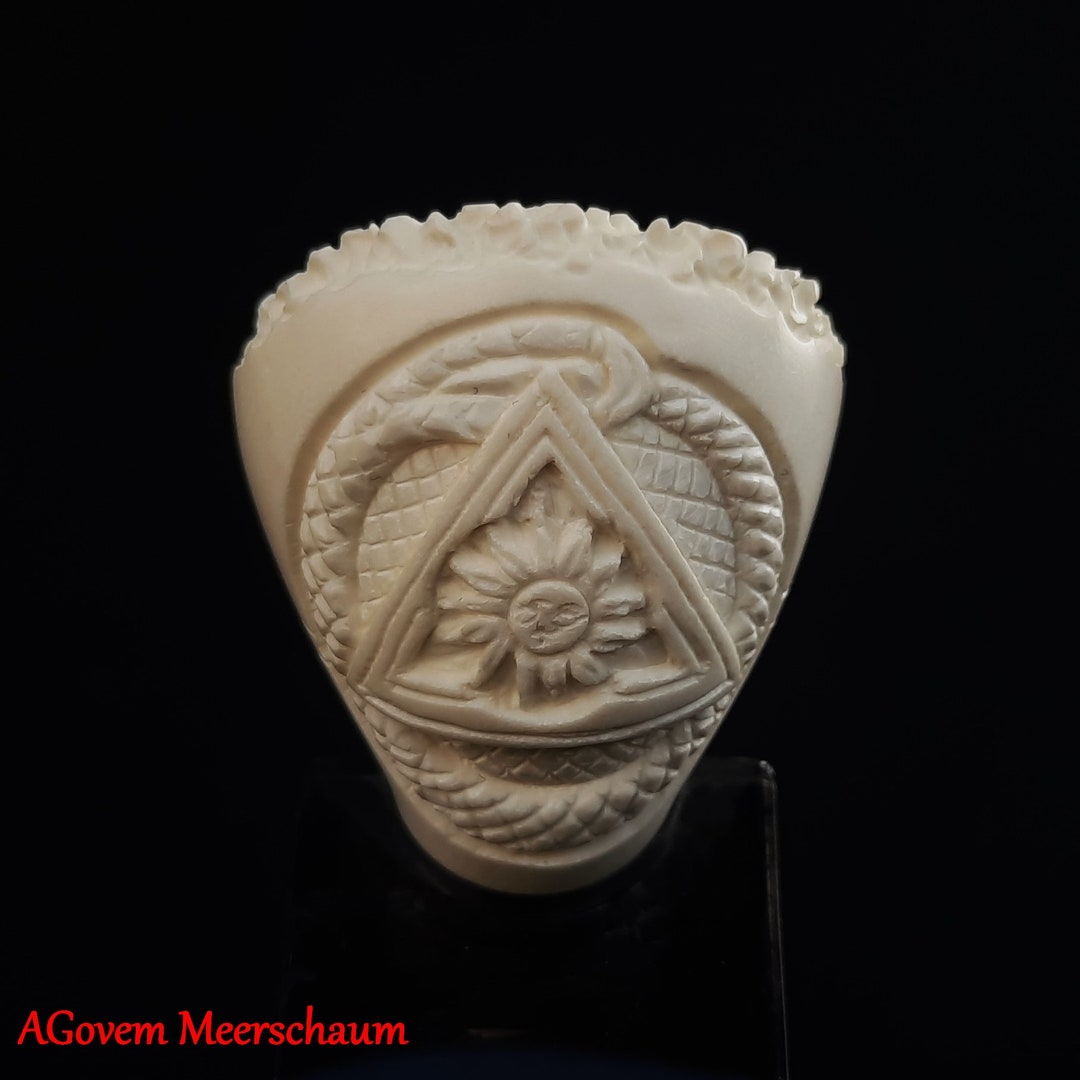 Freemasonry Masonic Meerschaum Pipe, Freemasonry Meerschaum, Freemason ...