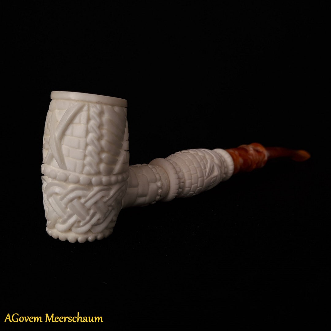 Masonic Meerschaum Pipe, Freemasonry Meerschaum, Freemason Pipe, Manly ...