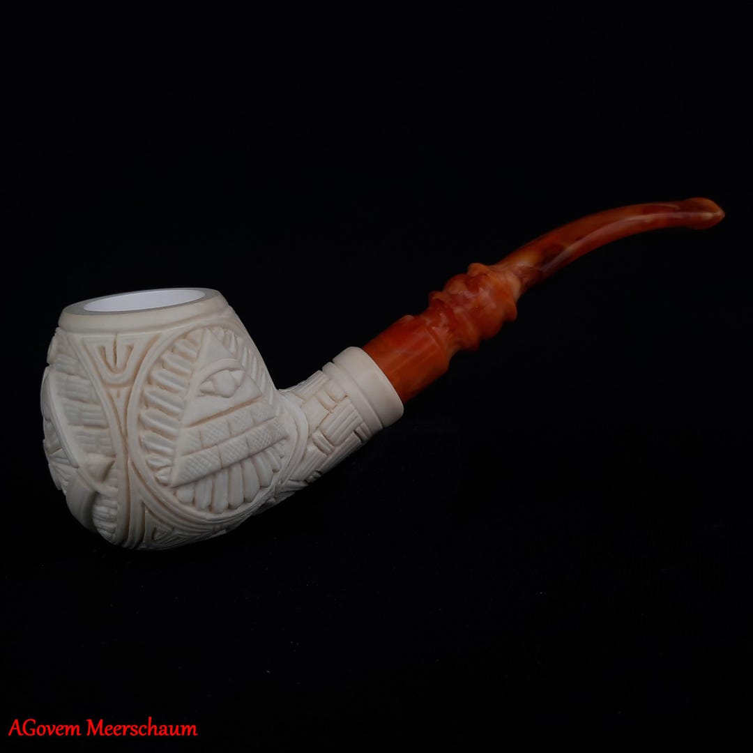Freemasonry Masonic Meerschaum Pipe, Freemasonry Meerschaum, Freemason ...