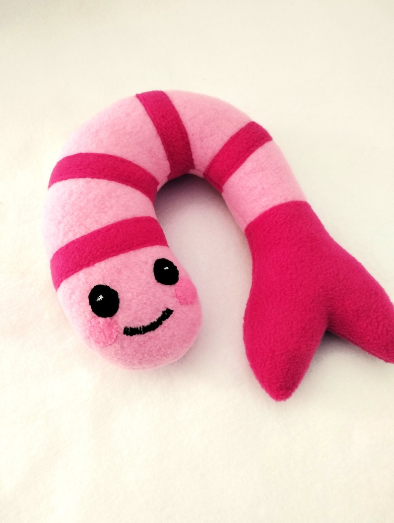 Kawaii Shrimp Plush Toy - Etsy