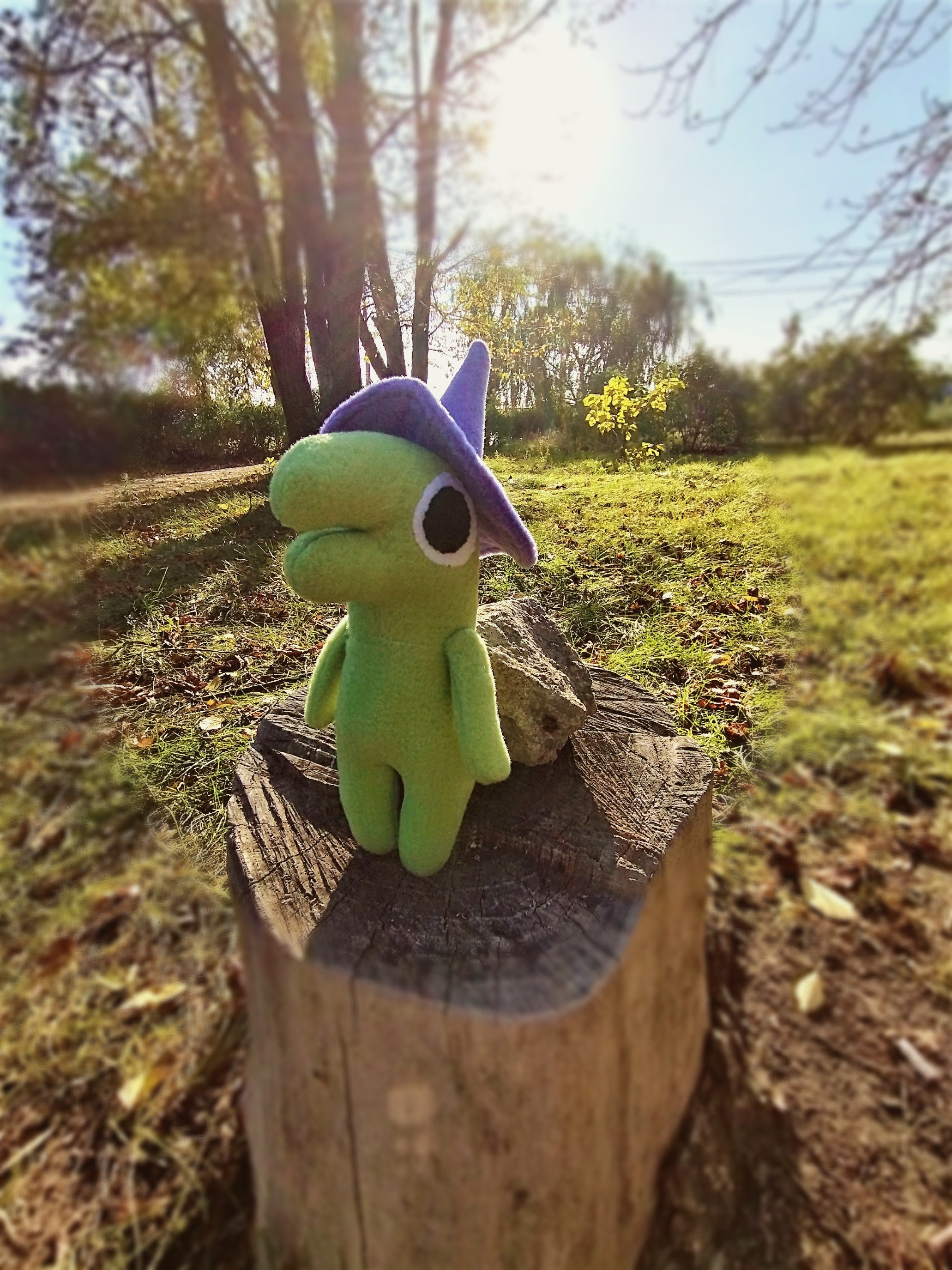 Plush Toy Smiling Friends Glep Plushie Handmade - Etsy