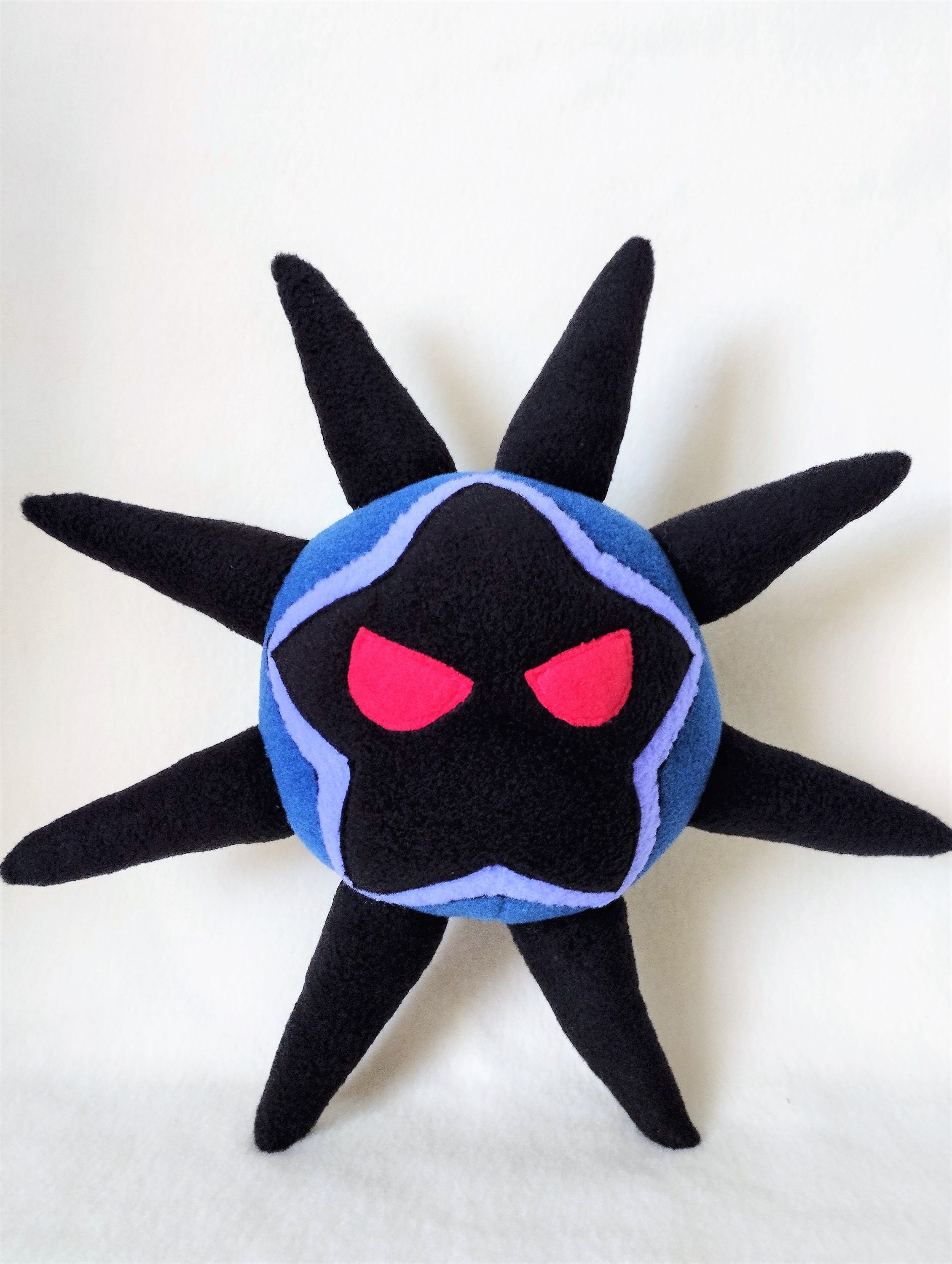 Mario Bros Dark Star Monster With Spikes From Paper Mario Plush Toy - Etsy