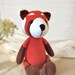 Red Panda Plush Plush Sewing Pattern Stuffed Animal PDF - Etsy