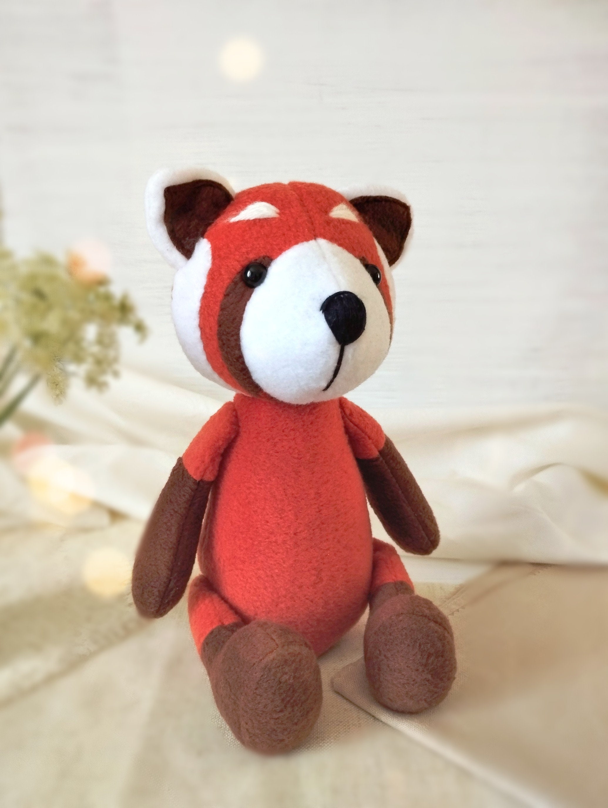 Red Panda Plush Plush Sewing Pattern Stuffed Animal PDF - Etsy