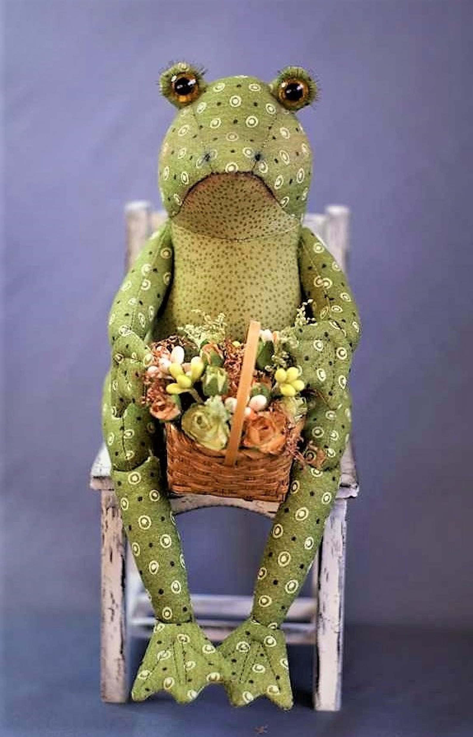 Frog Plush Stuffed Animal Sewing Pattern PDF Cute Plush - Etsy