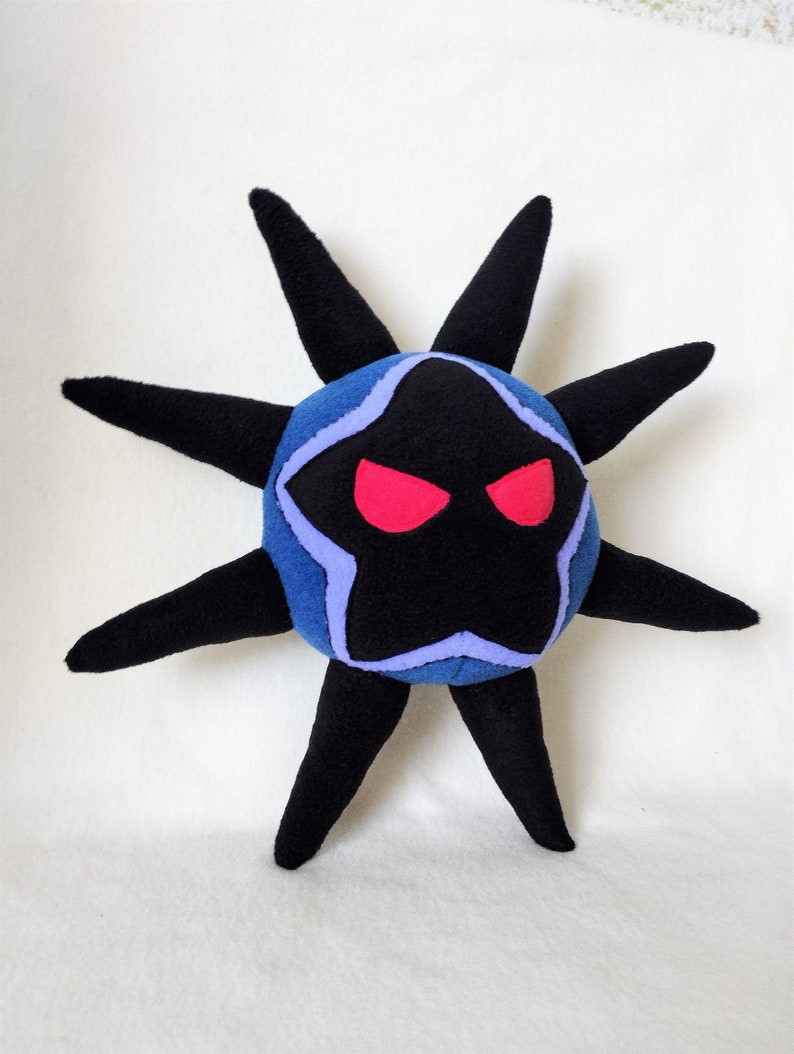 Mario Bros Dark Star Monster With Spikes From Paper Mario Plush Toy - Etsy