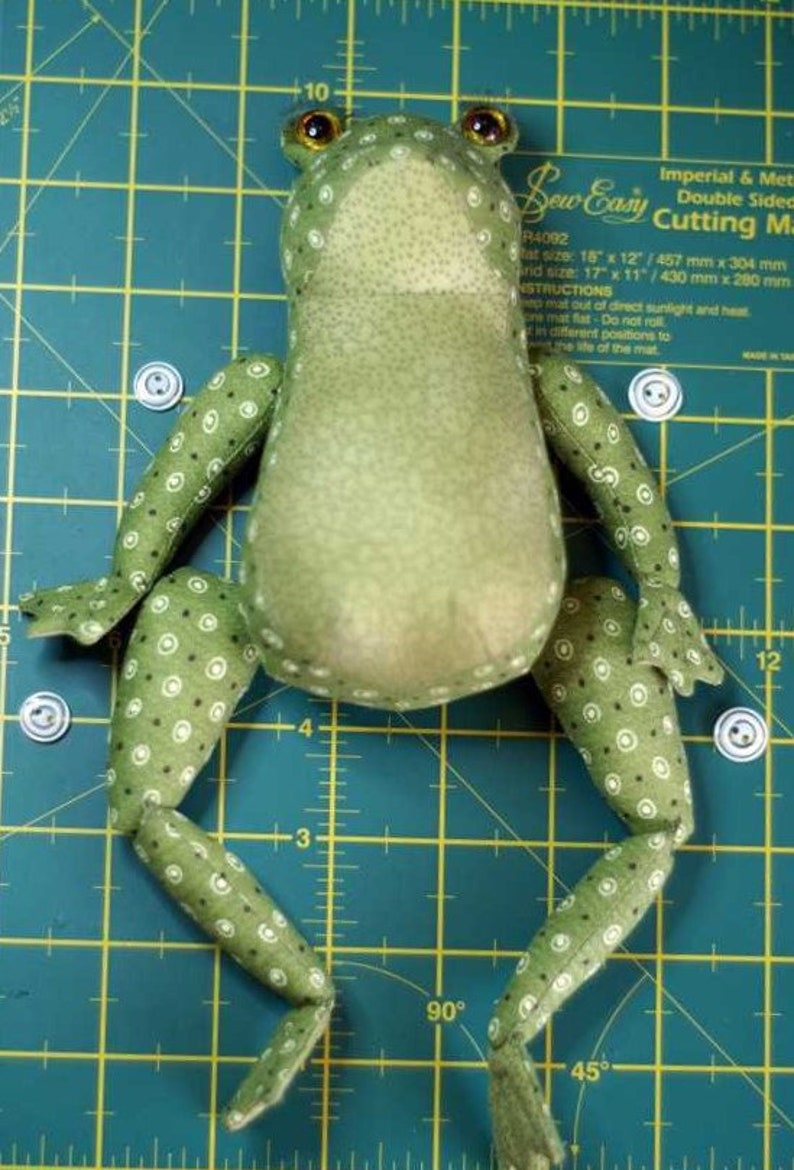 Frog Plush Stuffed Animal Sewing Pattern PDF Cute Plush - Etsy