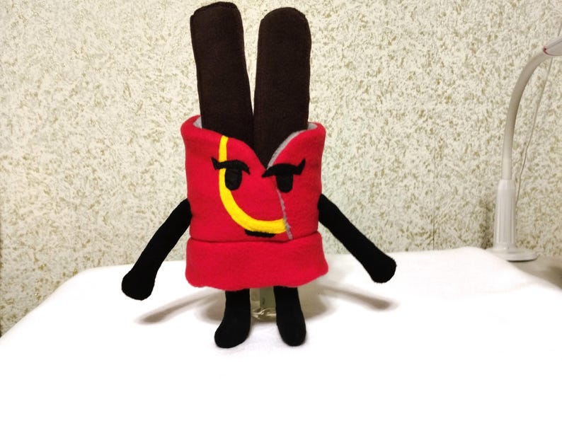 Burner Object Show Incpired Funmade Plush 32 Cm or 12. 5 Inches - Etsy