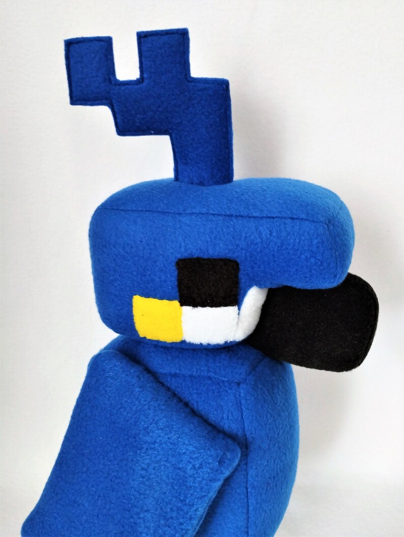 Minecraft Parrot With Spikes Vicious Plush Toy - Etsy