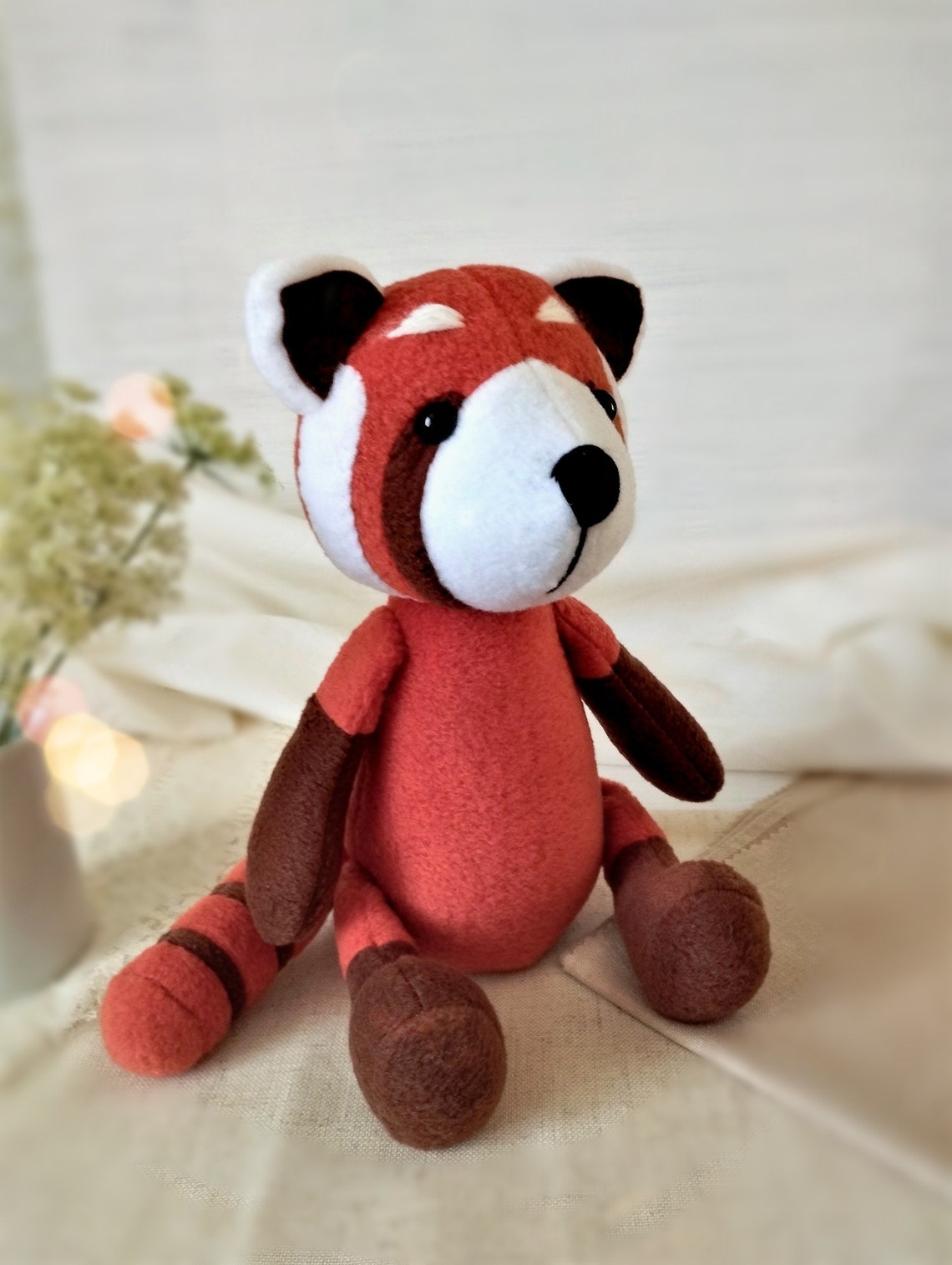 Red Panda Plush Plush Sewing Pattern Stuffed Animal PDF - Etsy