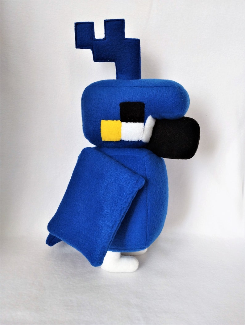 Minecraft Parrot With Spikes Vicious Plush Toy - Etsy