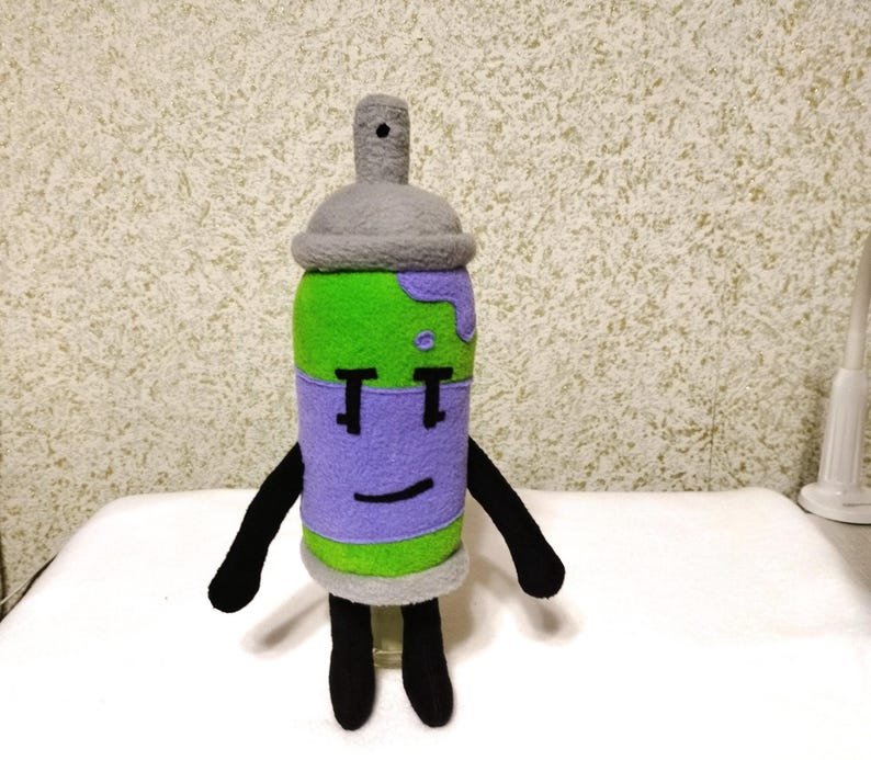 Spraypaint из Burner Object Show Incpired Funmade Unofficial Plush 32 ...