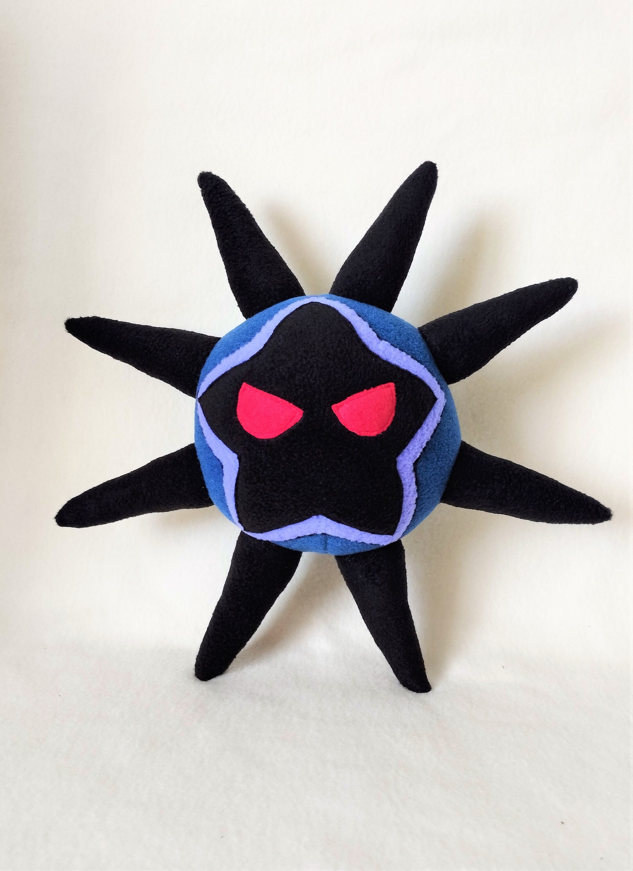 Mario Bros Dark Star Monster With Spikes From Paper Mario Plush Toy - Etsy