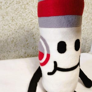 Marker Bendy Straw Plush Bfdi Insanity From Battle for BFB and the ...