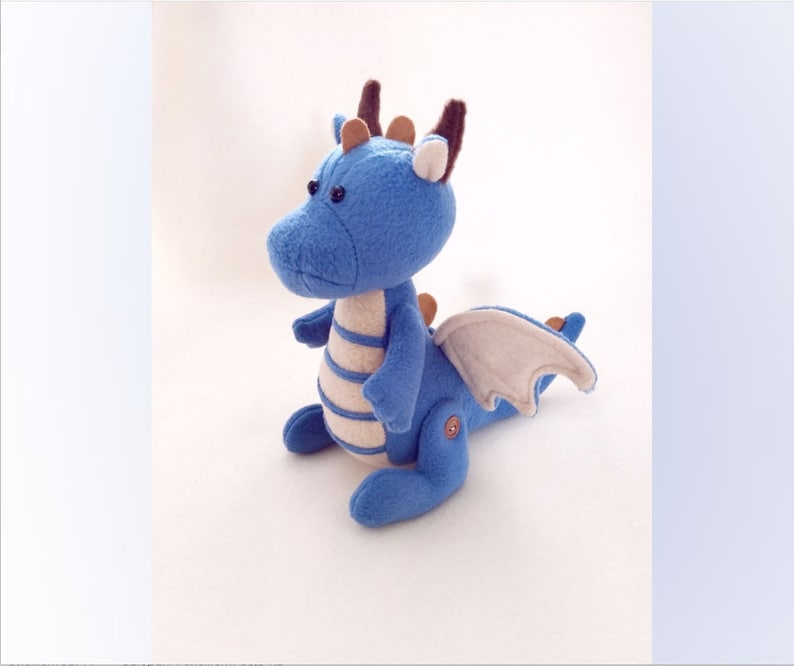 Dragon Plush Sewing Pattern PDF - Etsy