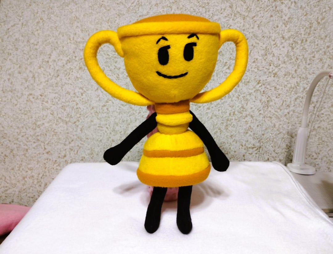 Trophy Inanimate Insanity Wiki Plush Toy 35 Cm or 13. 7 Inches - Etsy