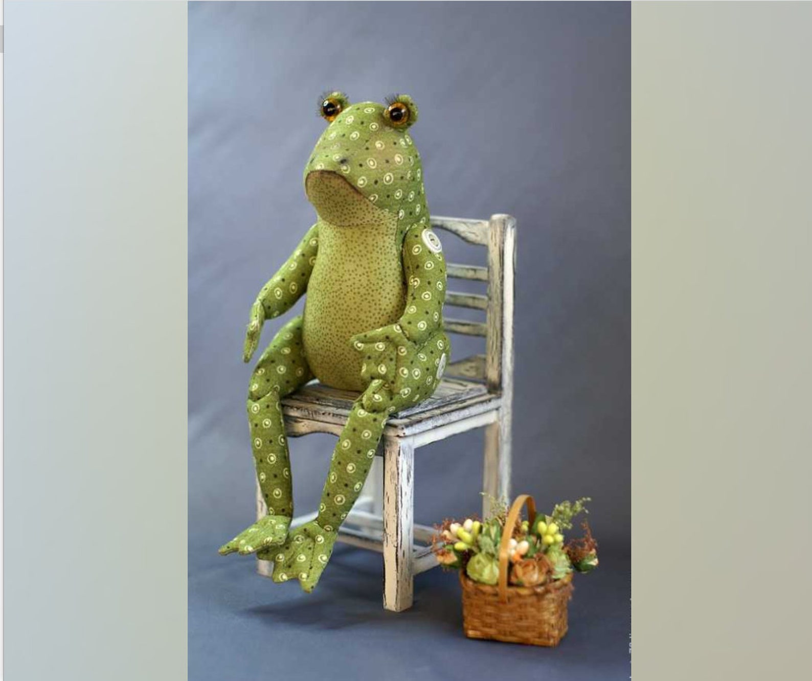 Frog Plush Stuffed Animal Sewing Pattern PDF Cute Plush - Etsy