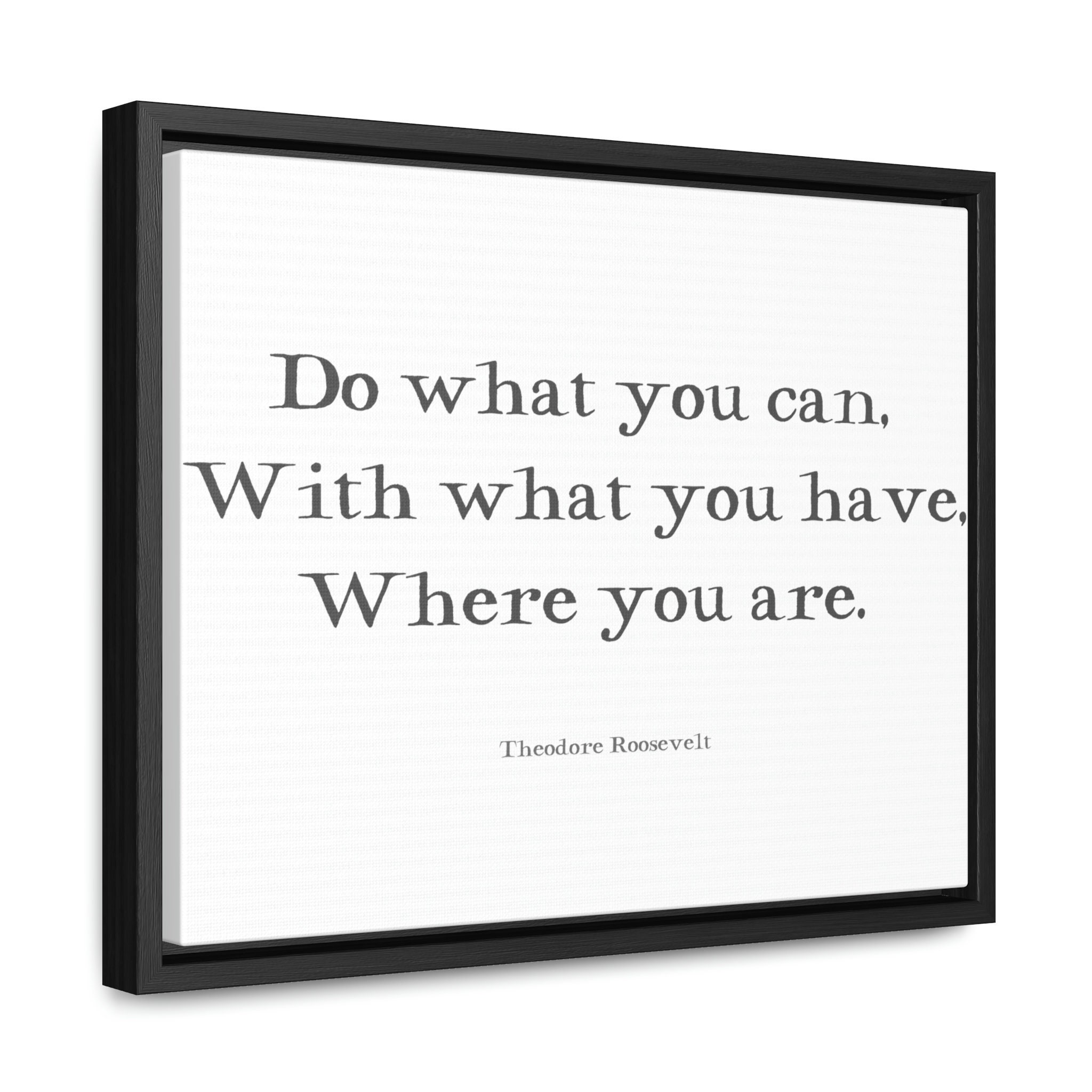 What You Can, Gallery Canvas - Etsy