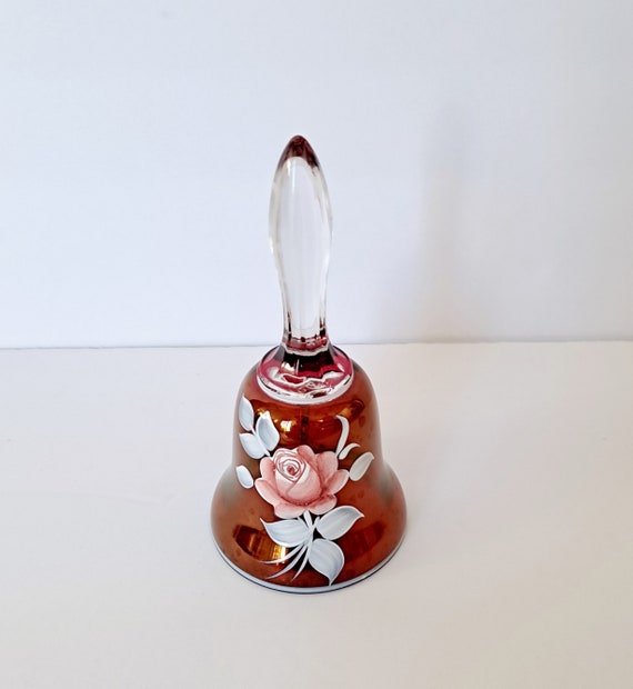 1978 Vintage Collectible Westmoreland Ruby Red Bell Hand | Etsy