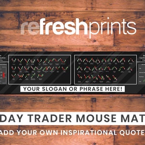 Mouse Mat - Day Trader Candlestick Pattern Mouse Mat - Perfect for Gift ...