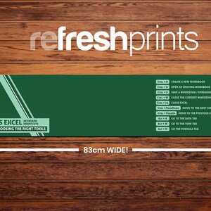 Mouse Mat - Excel Keyboard Shortcuts - Perfect for Your Office Desk - Etsy