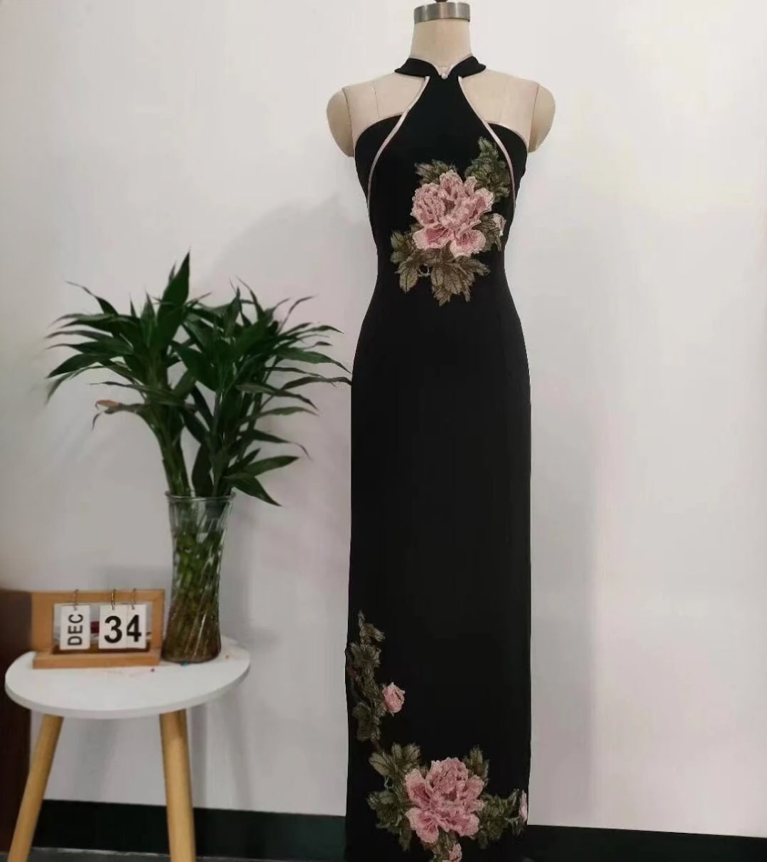 Handmade Custom Vintage Cheongsam Dress | Wedding Dress | Elegant Prom ...