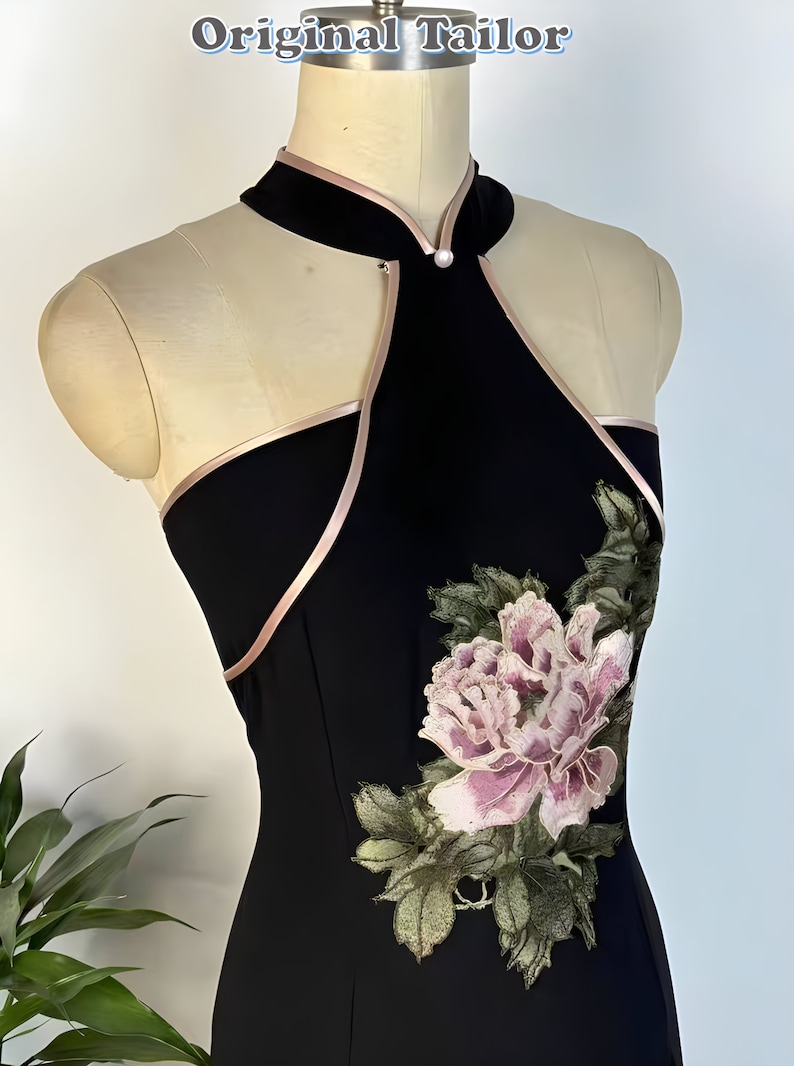 Handmade Custom Vintage Cheongsam Dress | Wedding Dress | Elegant Prom ...