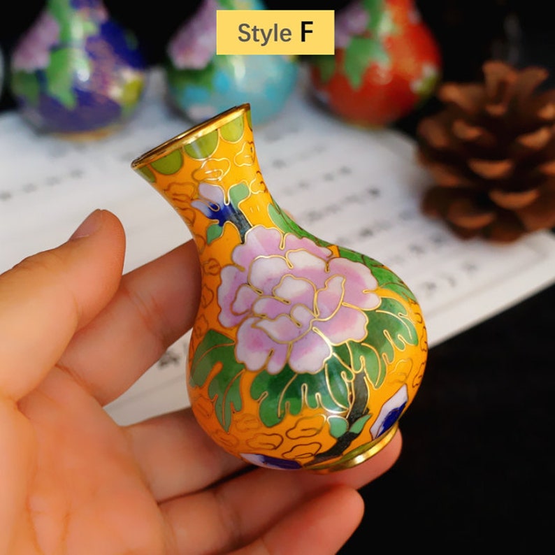 Miniature Ceramic Flower Vase Decor. Traditional Chinese Flower Vase ...
