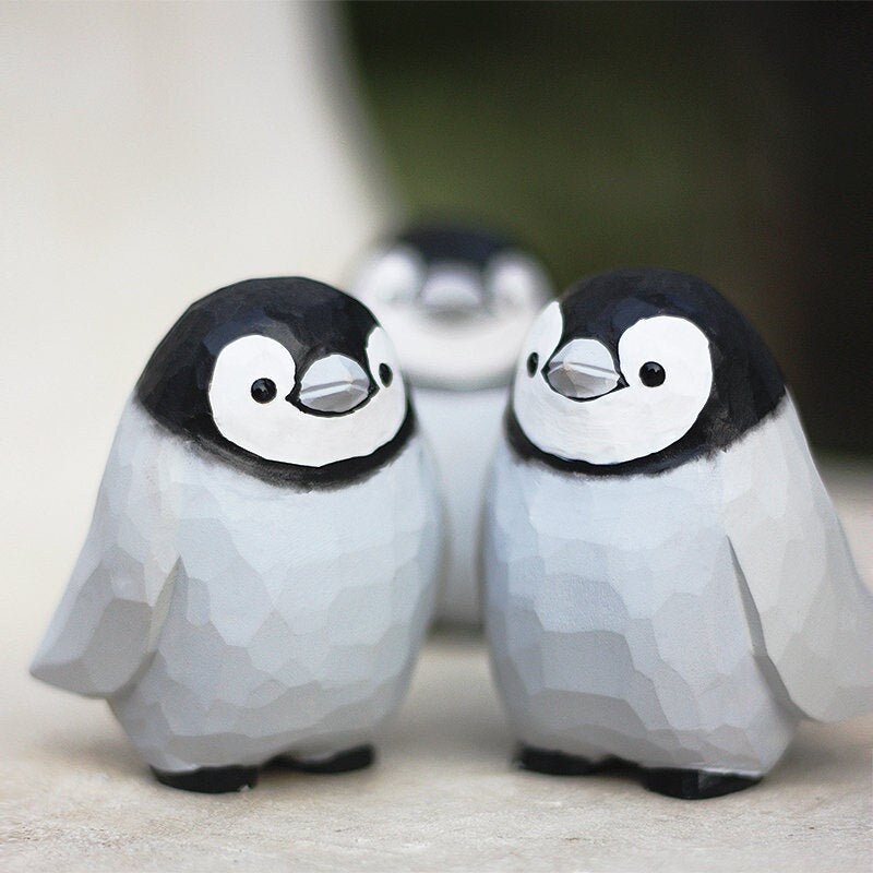 Penguin Wood Carving Pattern