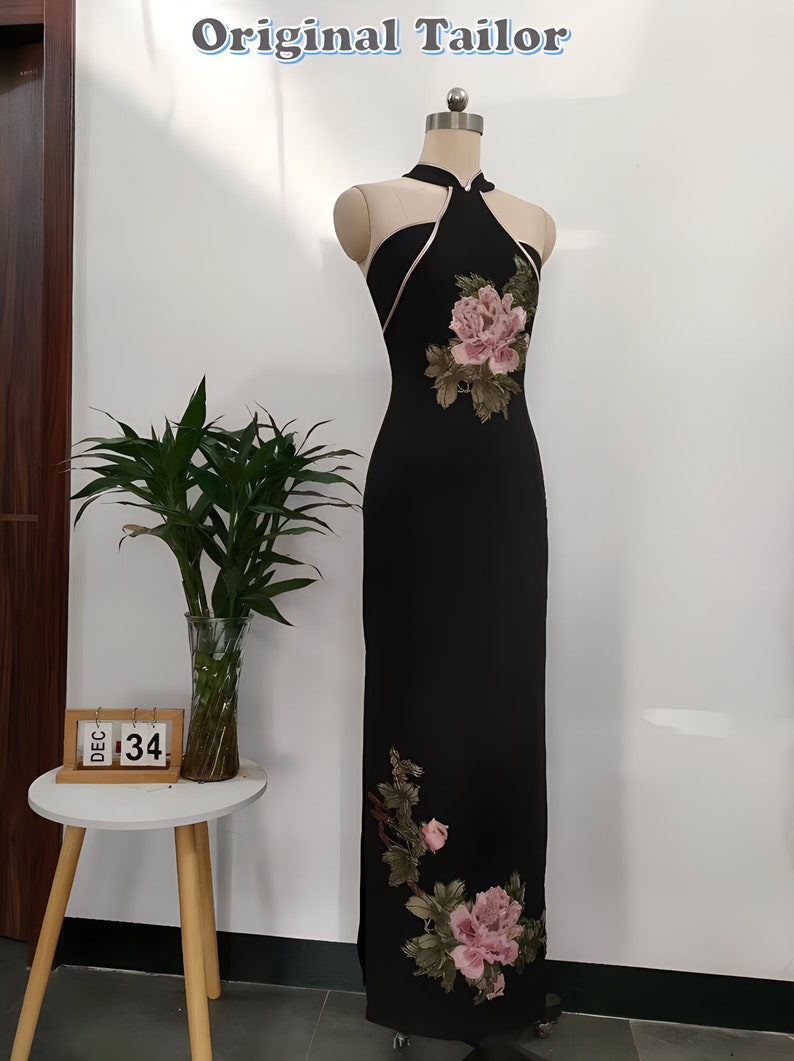 Handmade Custom Vintage Cheongsam Dress | Wedding Dress | Elegant Prom ...