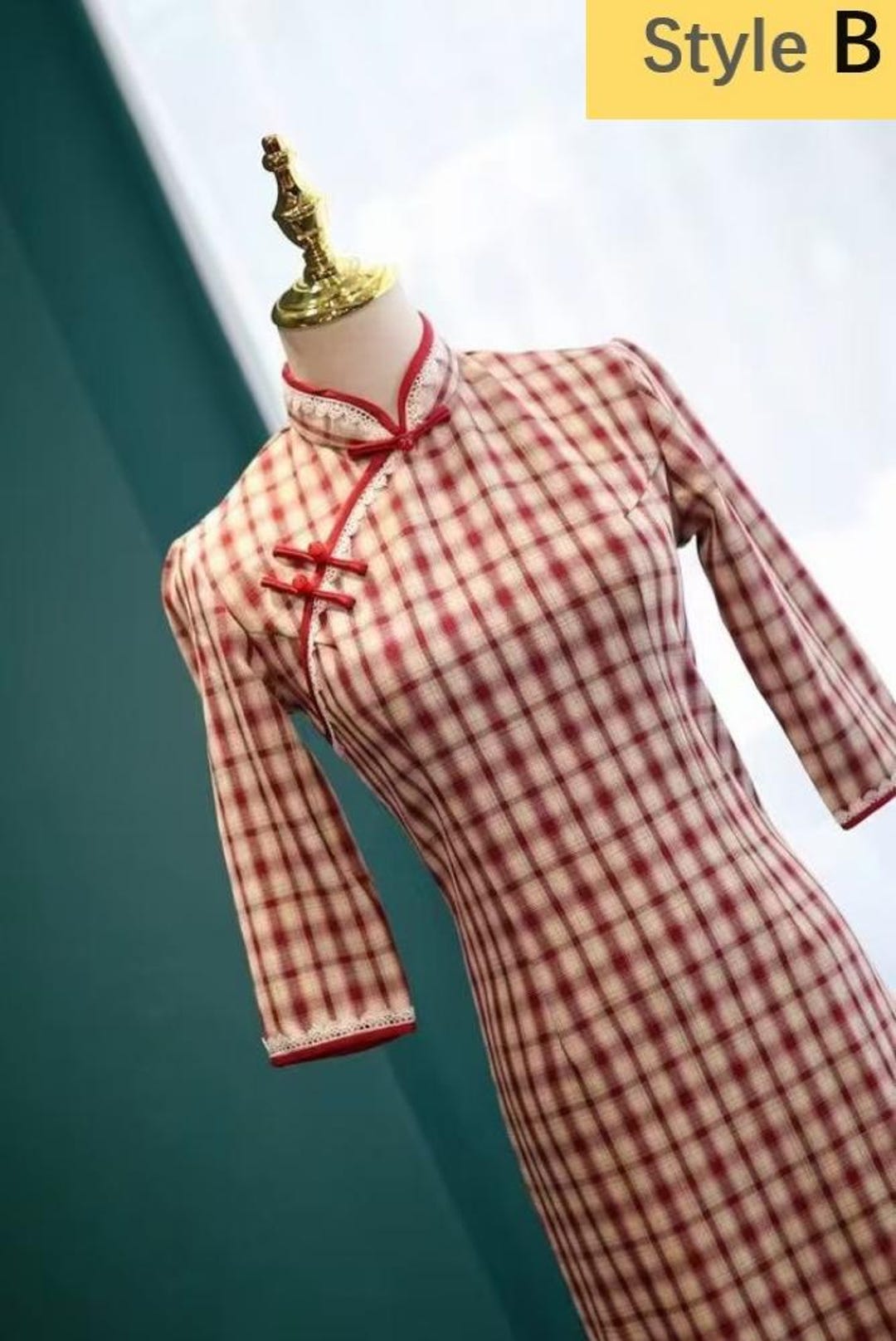Tea Ceremony Cheongsam Dress. Handmade Custom Vintage Dress. Modern ...