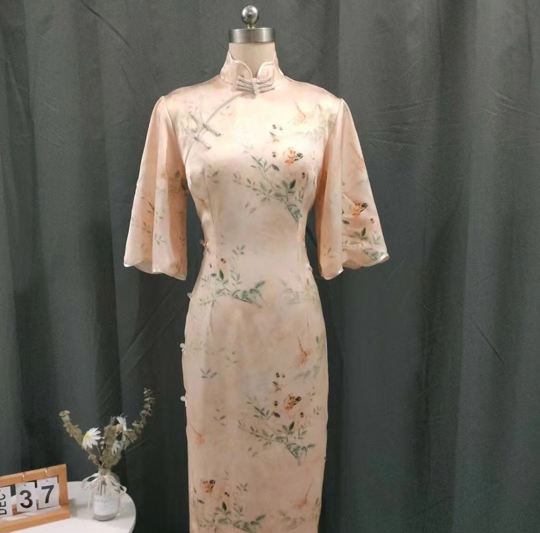 Handmade Custom Cheongsam Dress | Evening Dress | Bridesmaid Dress ...