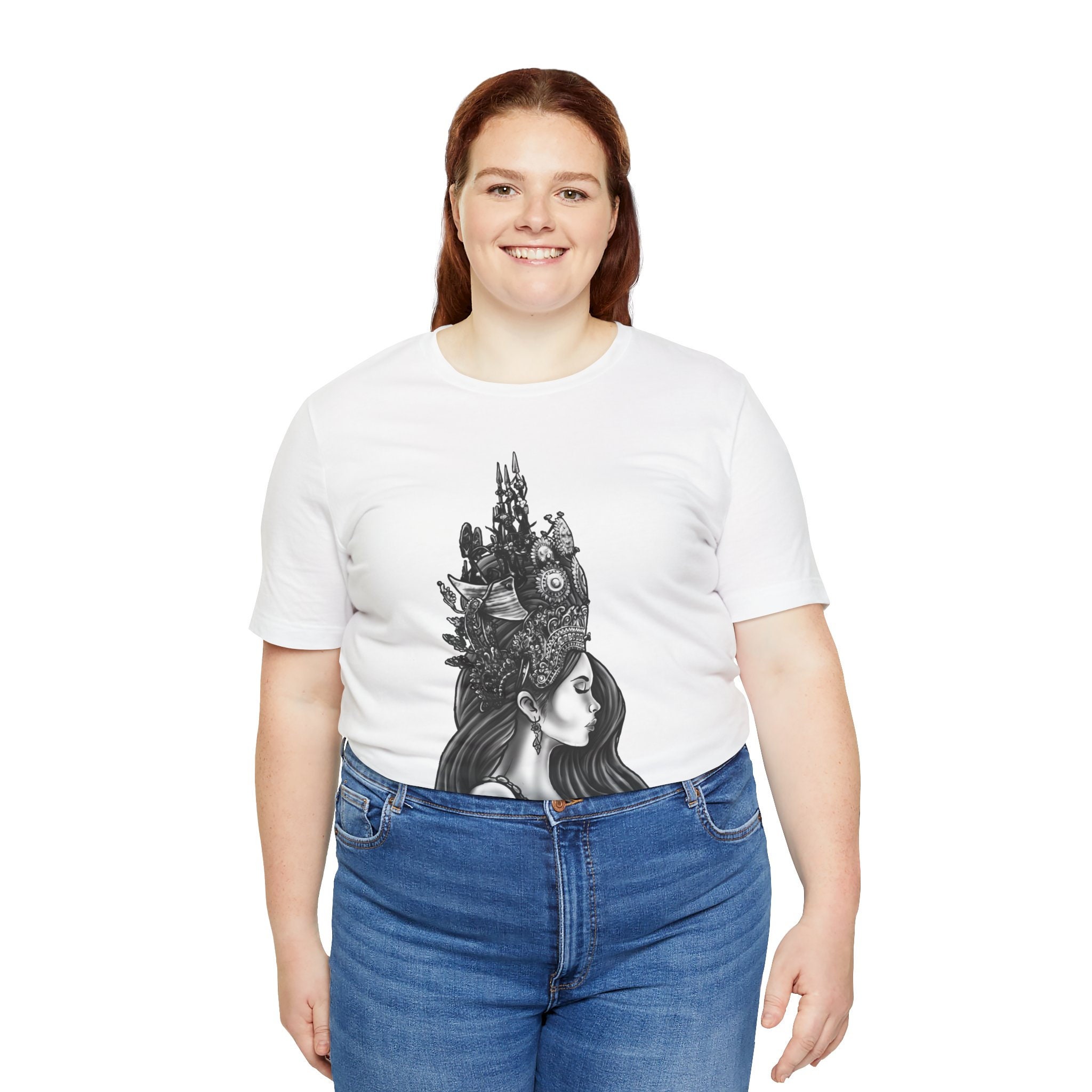 Apsara Wearing Crown Apsara T-shirt Cambodian Apsara Shirt Floral ...
