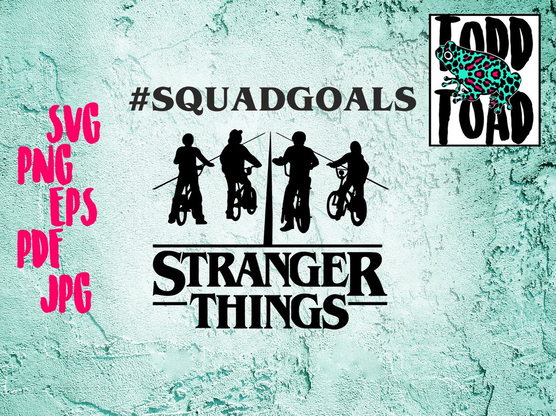 Stranger Things SVG PNG EPS jpg pdf Cricut Silhouette | Etsy