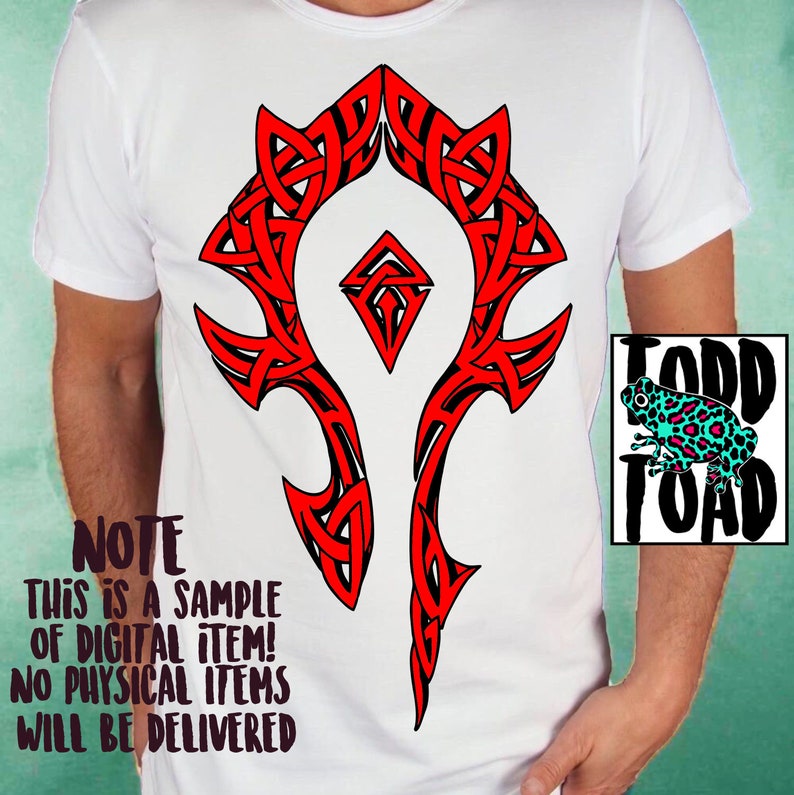 World of Warcraft SVG Horde svg PNG EPS jpg pdf Cricut | Etsy