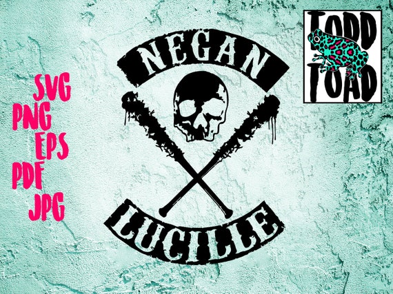 Negan svg SVG PNG eps jpg pdf TWD Negan svg negan walking dead svg ...